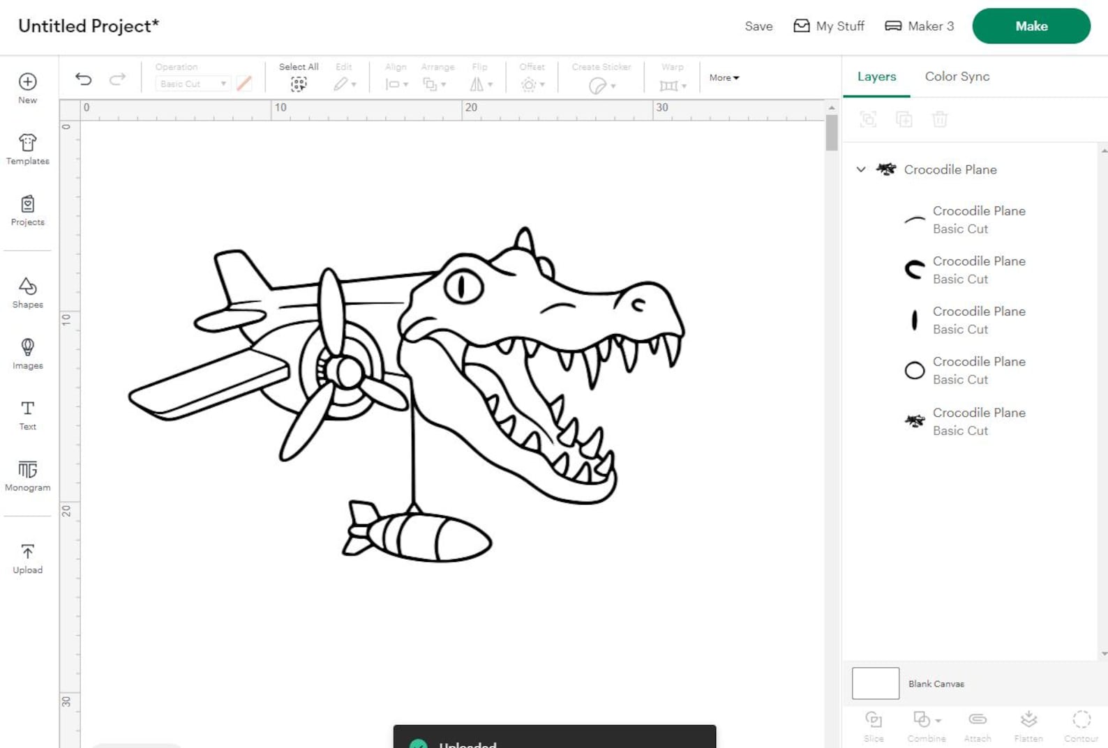 Bombardino Crocodilo Crocodile Plane With Bomb SVG | Ai, Svg, Png, Eps ...