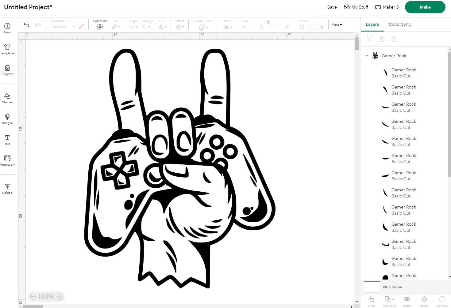 Gamer Rock Hand Vector Art | Cricut, T-shirts (svg, Png, Ai, Eps, Dxf ...