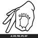 Gotcha Hand Meme SVG: Funny Prank Design (digital Download) - Etsy