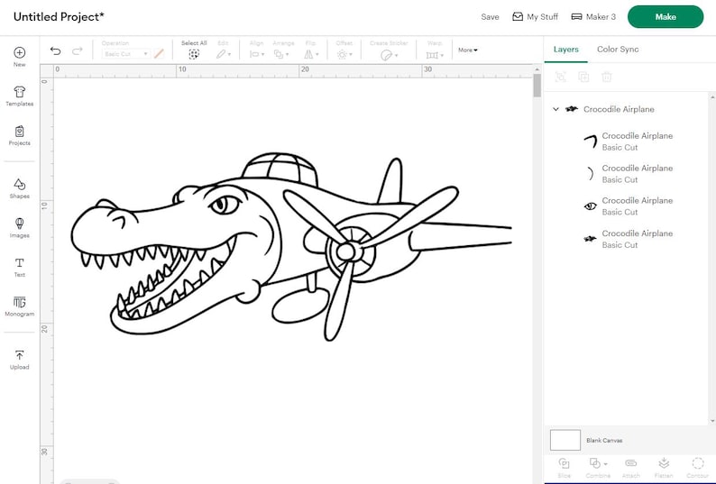 Bombardino Crocodilo Crocodile Airplane SVG | Ai, Svg, Png, Eps, Dxf ...