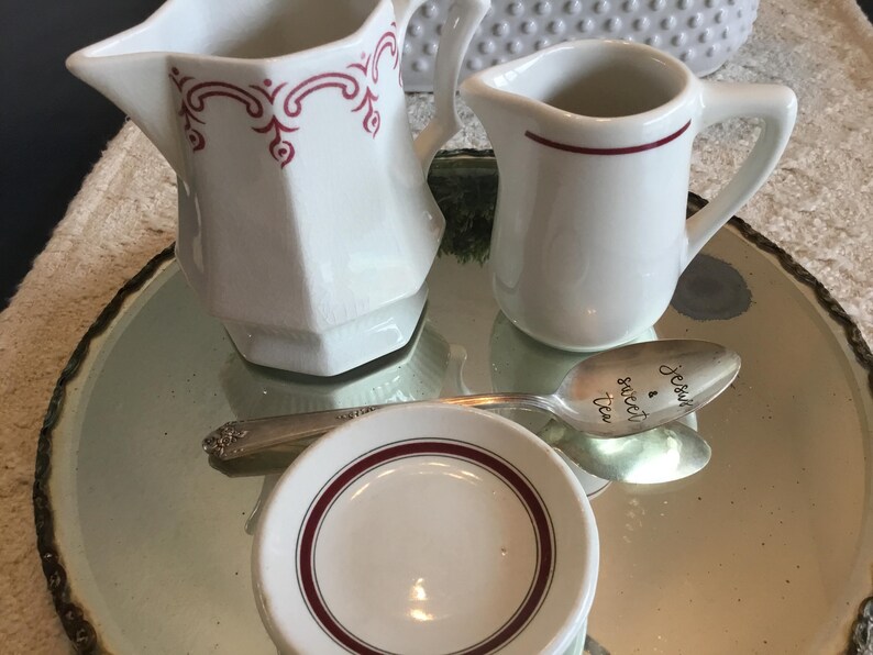 Vintage Ironstone Bundle Creamers Butter Pat Spoon - Etsy