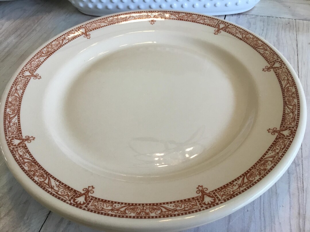 Shenango Edgemere Ironstone Dinner Plate Restaurant Ware 9” - Etsy