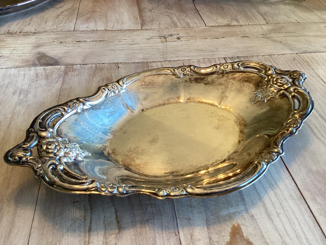 Silver Plate Oval Tray Communion - Etsy