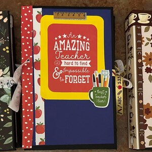5x8 Notebook and Post It Holder With Pocket - Etsy