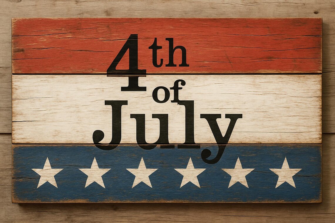 DIY - 4th of July Wood Sign - Etsy