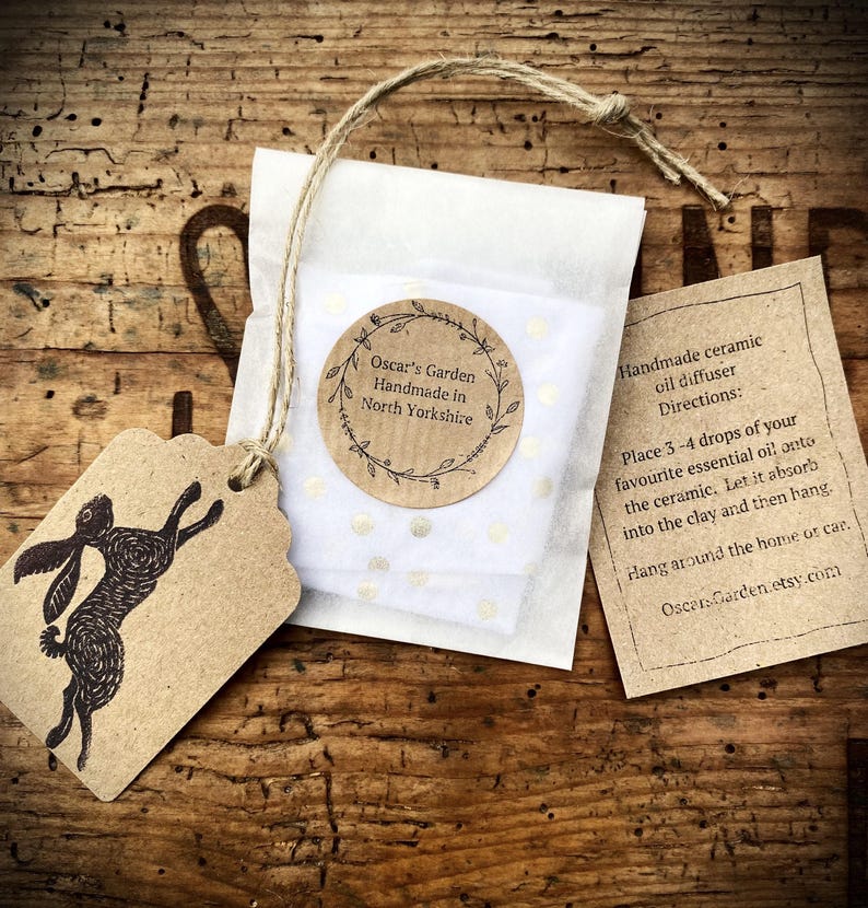 Handmade Ceramic Luna Moth Car Diffuser - Natural Essential Home Oil ...