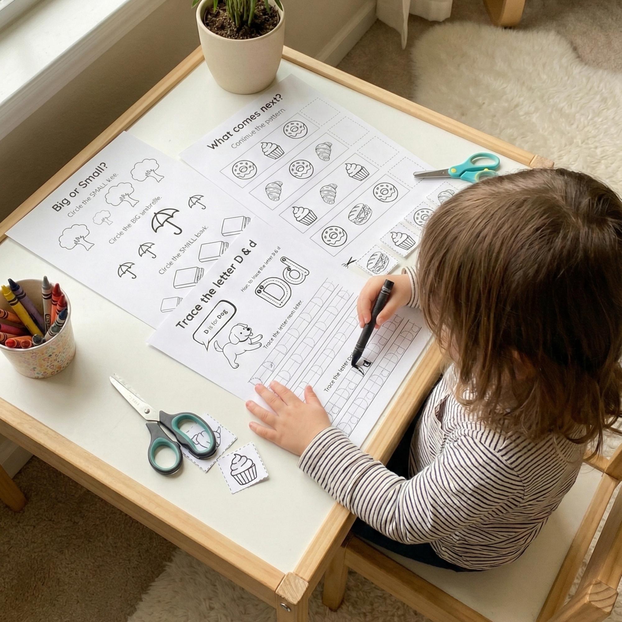 Preschool Curriculum Bundle Age 3-4 - Homeschool Pre-k Activities ...