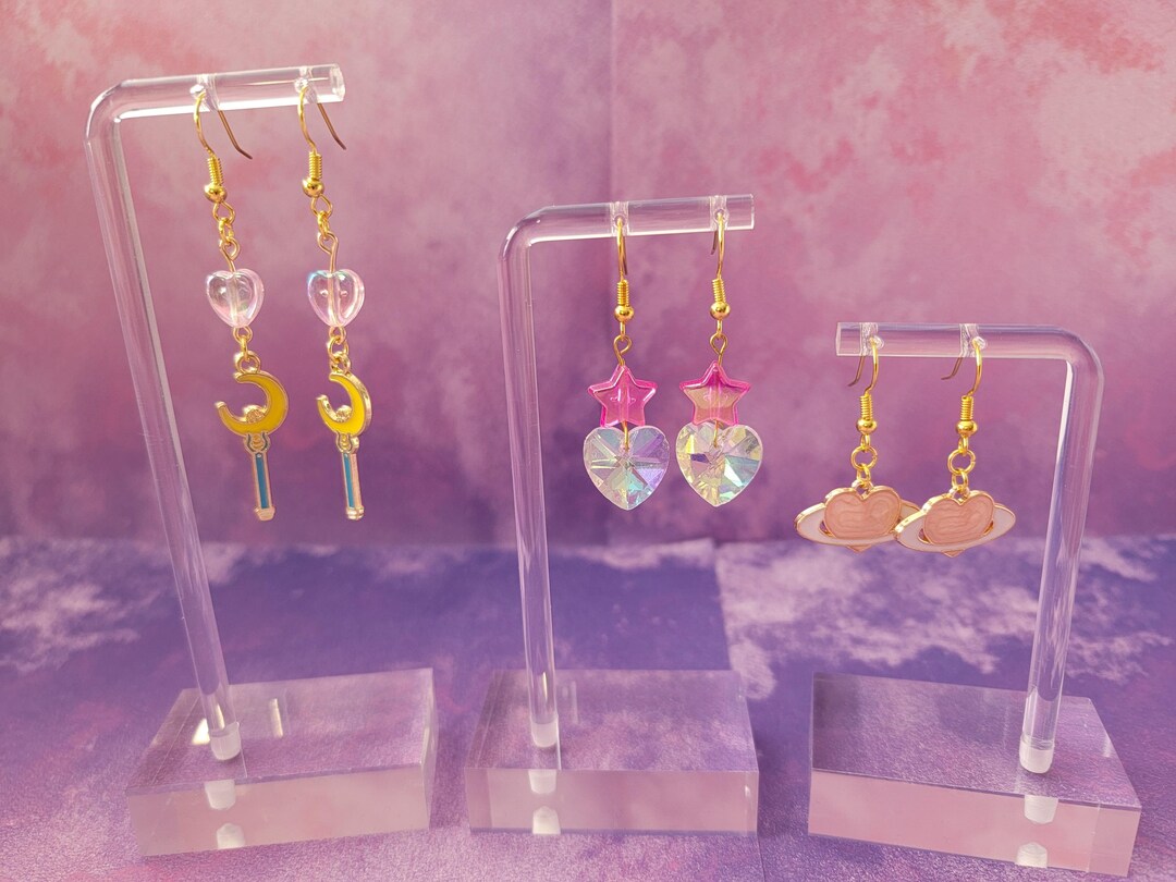 Sailor Moon Wand Power Earring Sets - Etsy