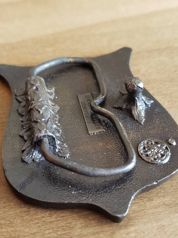 Vintage Bergamot Brass Works Belt Buckle Olympics 198… - Gem