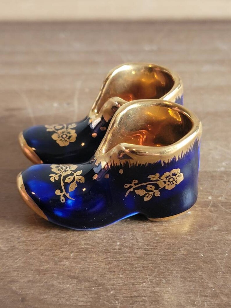 Vintage Limoges Porcelain Tiny Decorative Shoes Made in France - Etsy