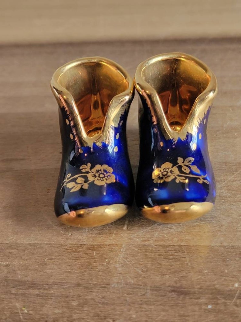 Vintage Limoges Porcelain Tiny Decorative Shoes Made in France - Etsy