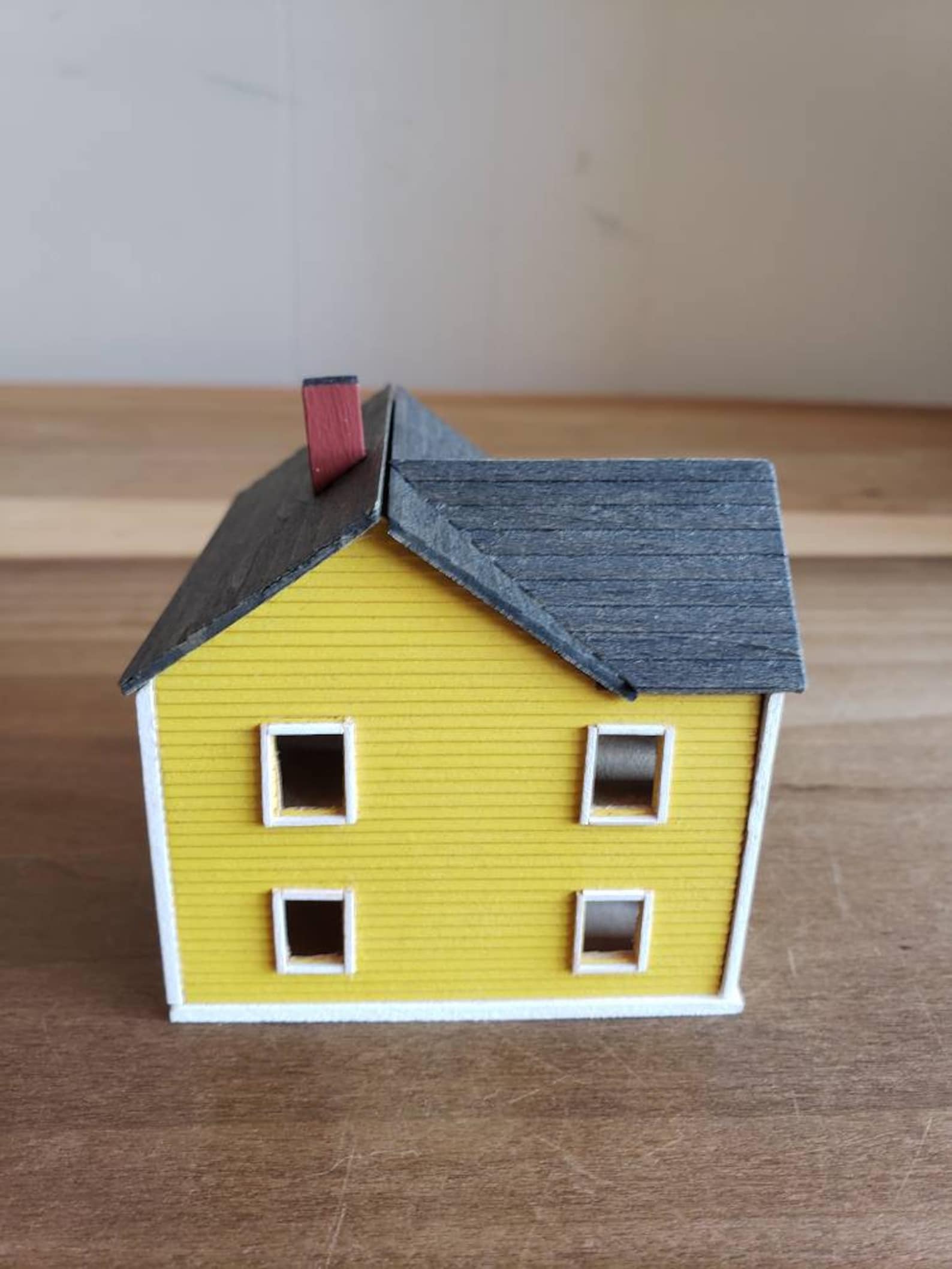 Vintage Hand Made G&M Gudgel Yellow House Signed Numbered Pull - Etsy