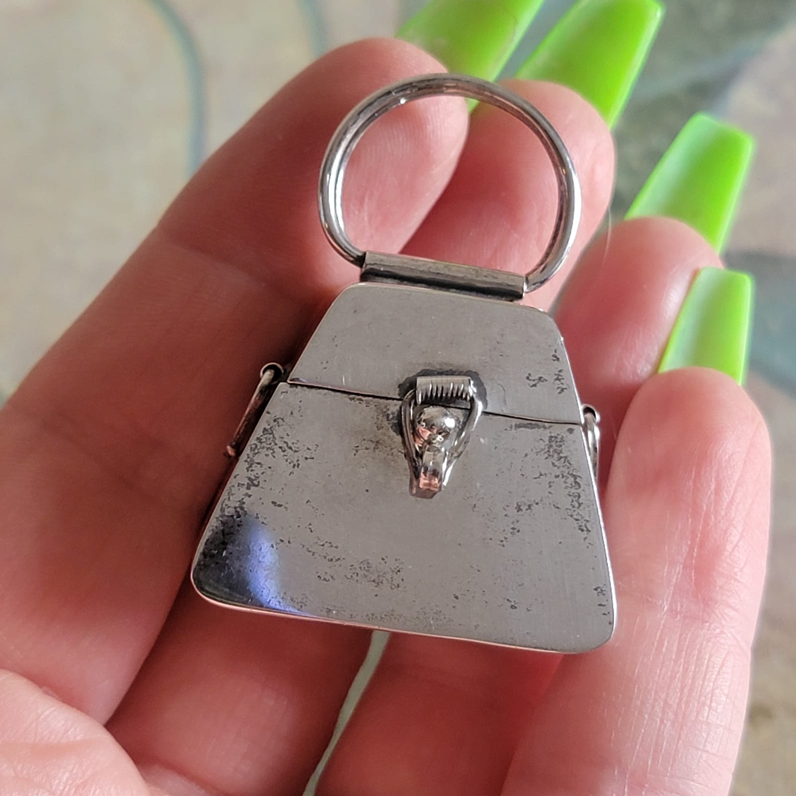 Vintage Sterling Silver Tiny Purse Made in Mexico 925 Pendant - Etsy