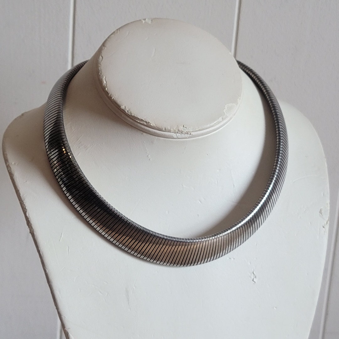 Vintage Sterling Silver Cleopatra Necklace - Etsy