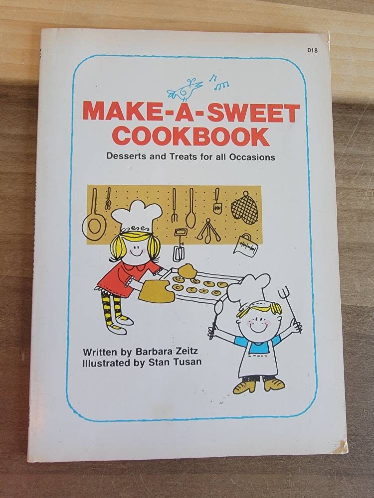 Vintage Make A Sweet Cookbook Recipes Cookbook Cook Book 1977 | Etsy