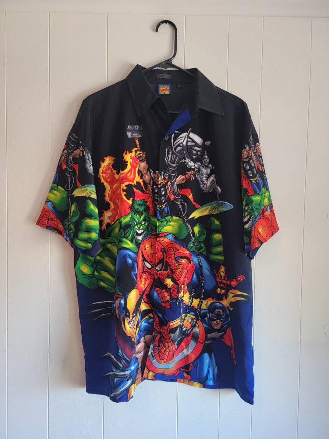 Marvel Button Down Shirt