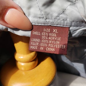 Vintage Allen Wickfield Outdoor Outfitters Wool Blend Quilted Plaid ...