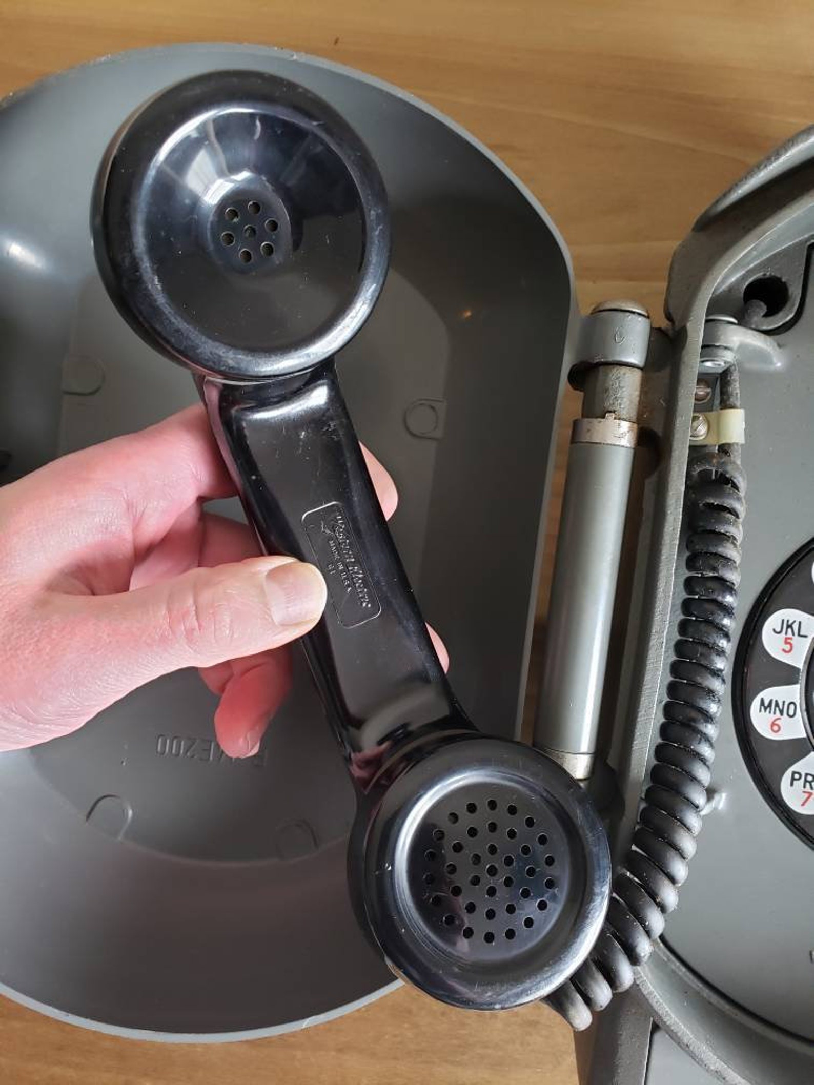 Vintage Rare Bell System Pole Telephone With Original Key - Etsy