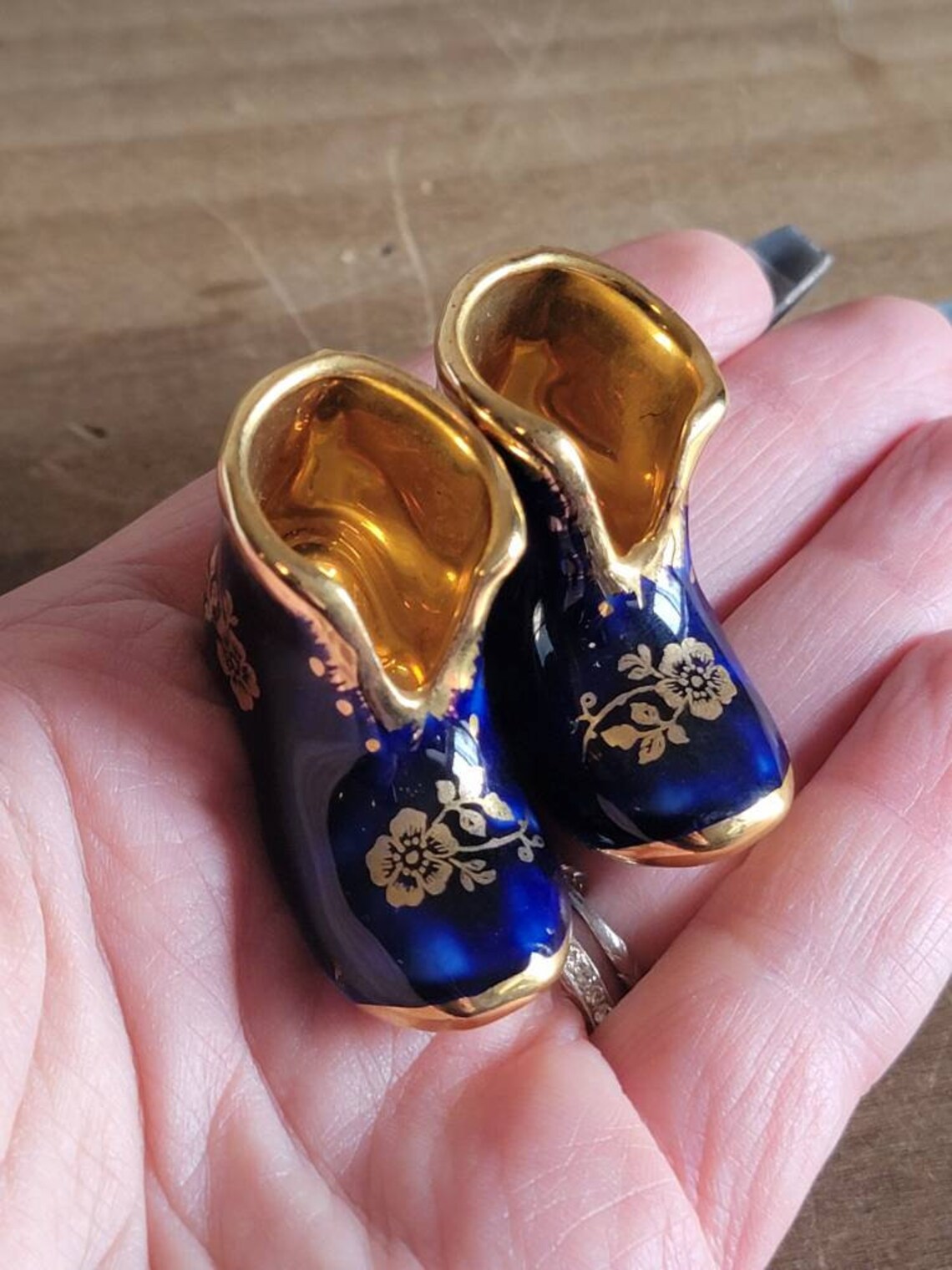Vintage Limoges Porcelain Tiny Decorative Shoes Made in France - Etsy