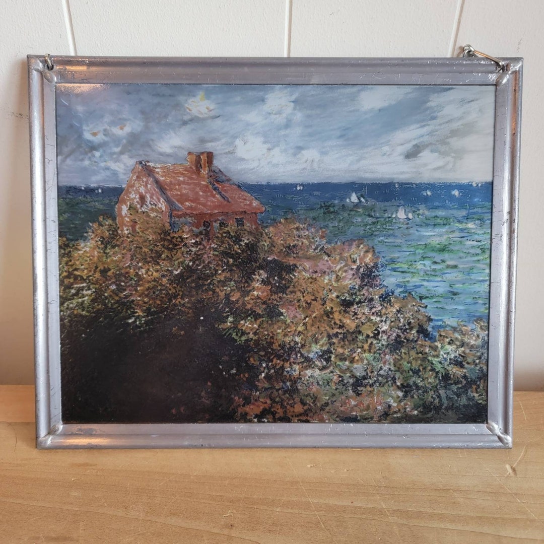 Vintage Claude Monet Fisherman's Cottage on the Cliffs at Varengeville ...