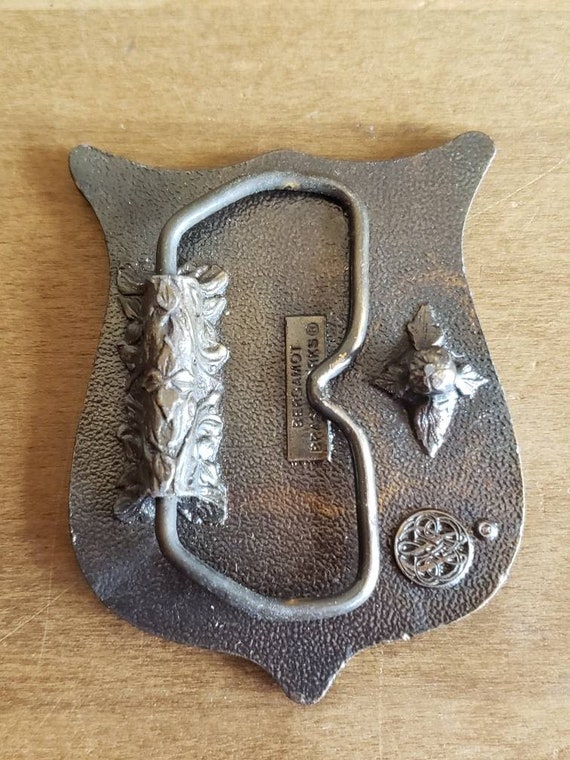 Vintage Bergamot Brass Works Belt Buckle Olympics 198… - Gem