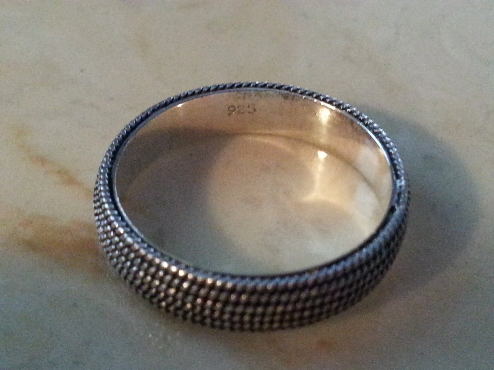 Vintage Sterling Silver 925 Band Ring 1980s Twist Rope Ring - Etsy