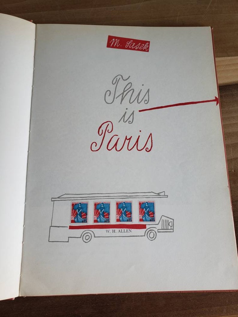 Vintage This is Paris by M. Sasek 1970 as Is - Etsy