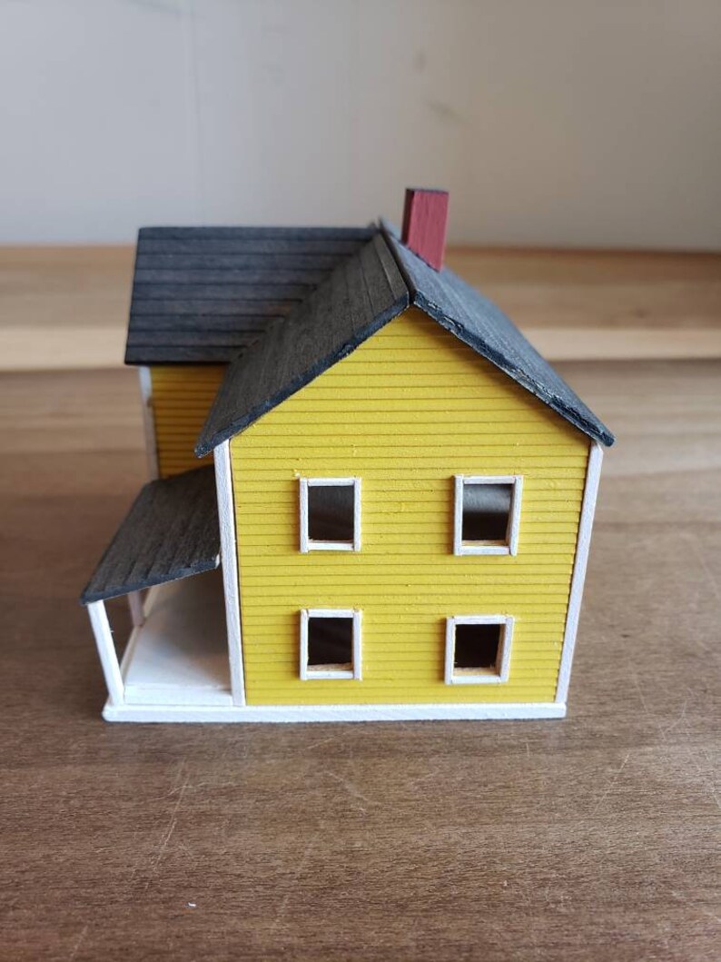 Vintage Hand Made G&M Gudgel Yellow House Signed Numbered Pull - Etsy