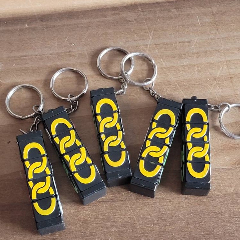 Puzzle Keychain - Etsy