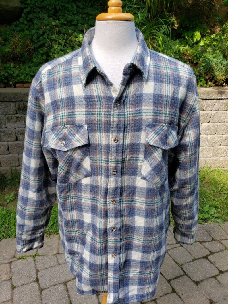 Vintage Allen Wickfield Outdoor Outfitters Wool Blend Quilted Plaid ...