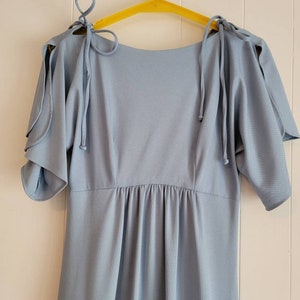 Vintage Slate Blue Maxi Dress 1970s Size A - Etsy