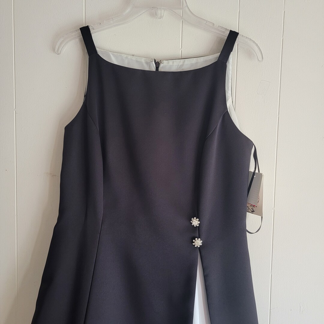 Vintage Dead Stock Betsy & Adam by Jas Lene Black and White Evening ...