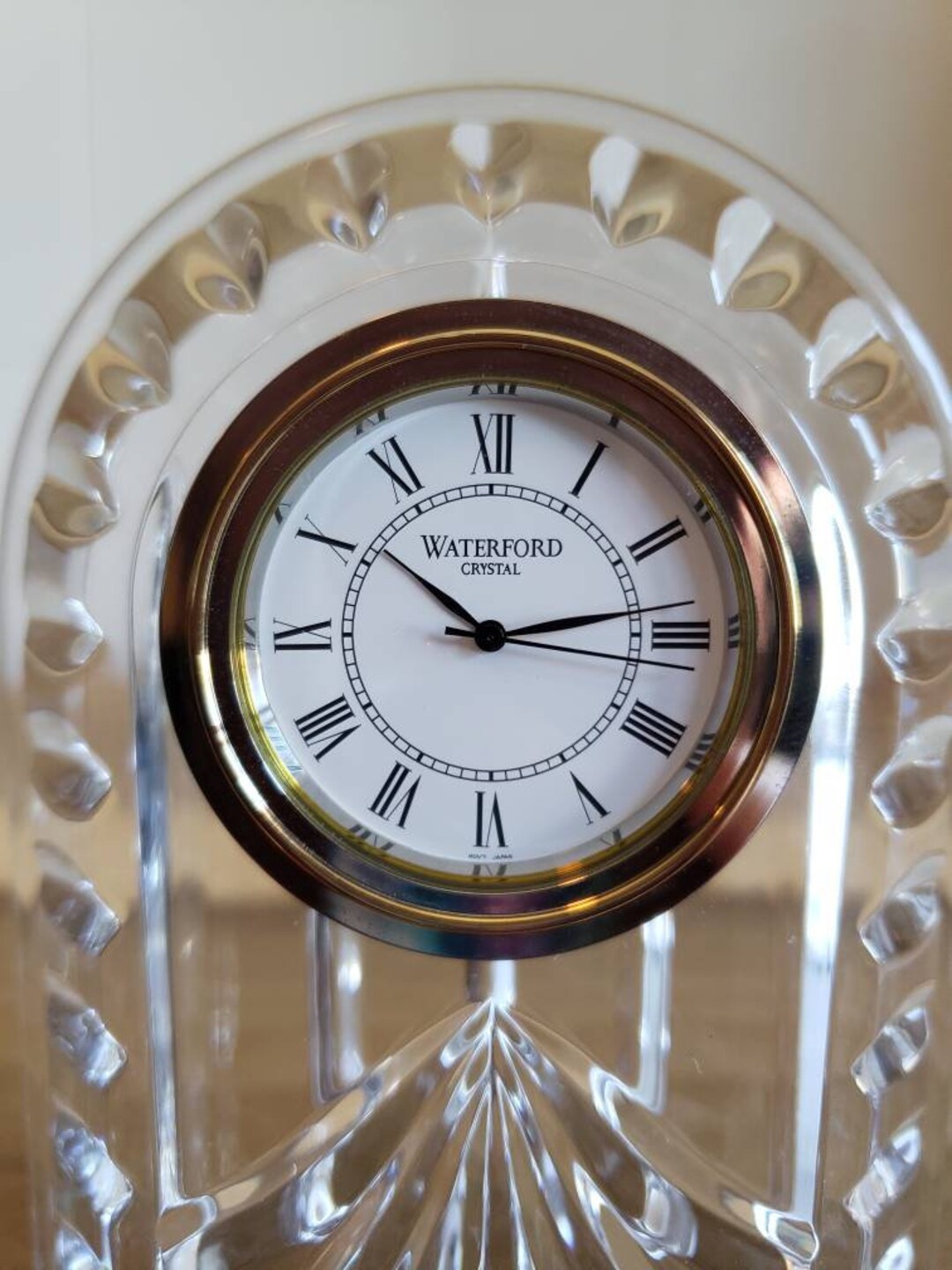 Vintage Waterford Crystal Clock - Silver Tone Time Piece - Original Box ...