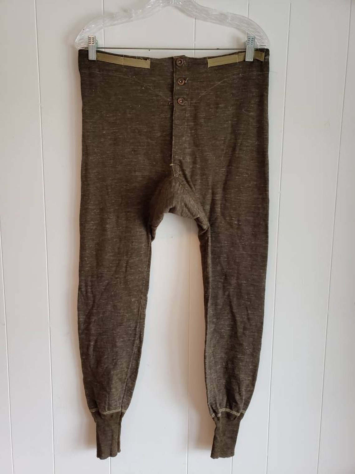 Vintage Military Mens Long Johns Undergarment First Layer - Etsy