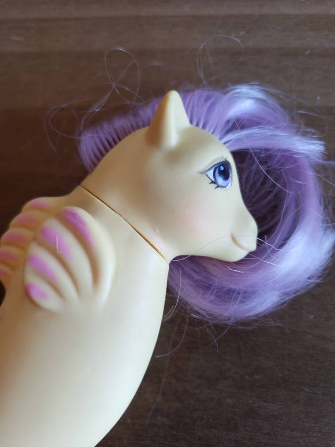 Vintage My Little Pony Baby Sea Pony Sea Star Seahorse Yellow With ...