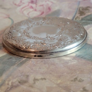 Vintage Towle Sterling Silver Table Top Mirror Original Sticker Vanity ...
