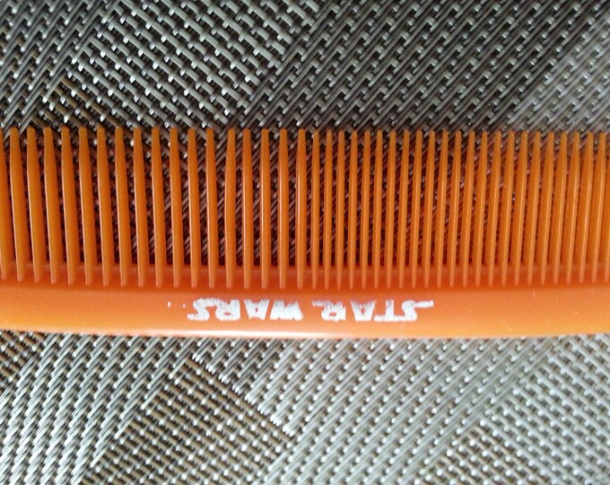 Vintage Star Wars Orange Pocket Comb 1980s Hair - Etsy