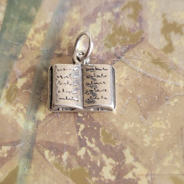 Open Book Charms - Etsy