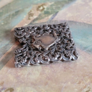 Antique Unger Brothers Victorian Vintage Sterling Silver Stamp Holder ...