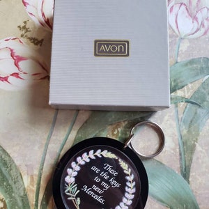 Vintage These Are the Keys to My New Mercedes Key Ring Key Chain Black ...