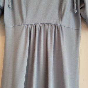 Vintage Slate Blue Maxi Dress 1970s Size A - Etsy