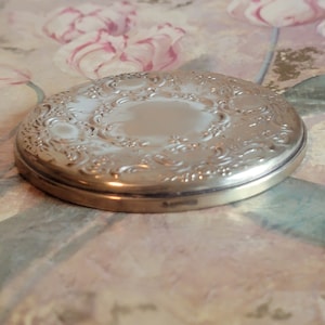 Vintage Towle Sterling Silver Table Top Mirror Original Sticker Vanity ...