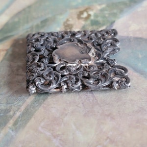 Antique Unger Brothers Victorian Vintage Sterling Silver Stamp Holder ...
