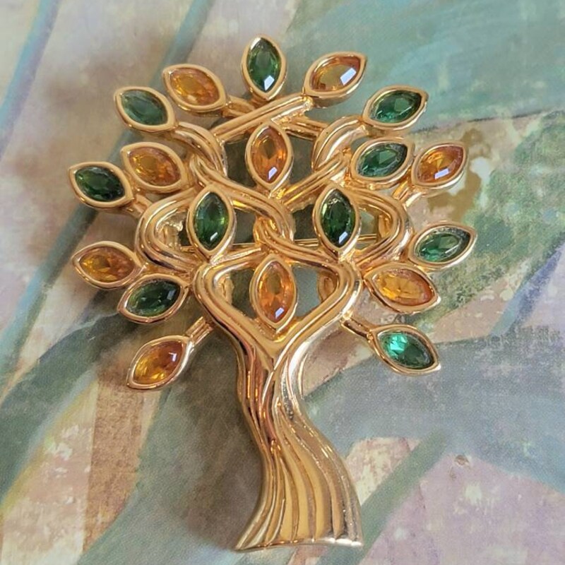 Swarovski Brooch - Etsy