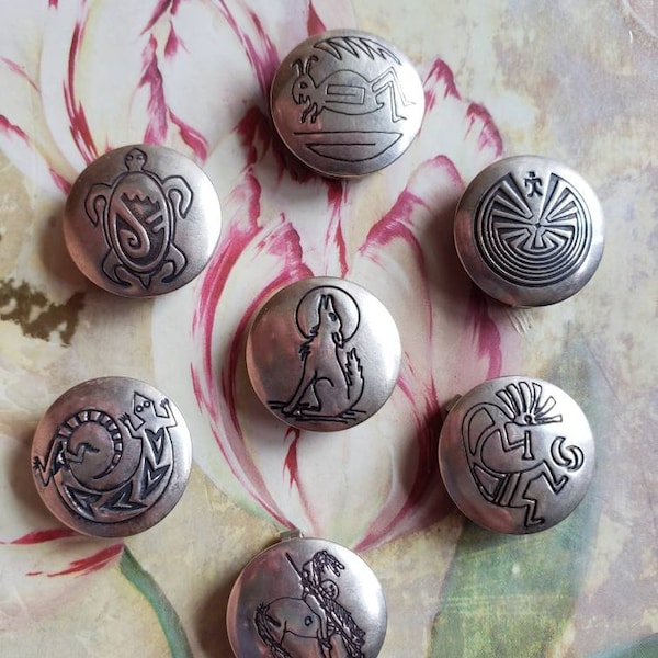 Silver Button Covers - Etsy