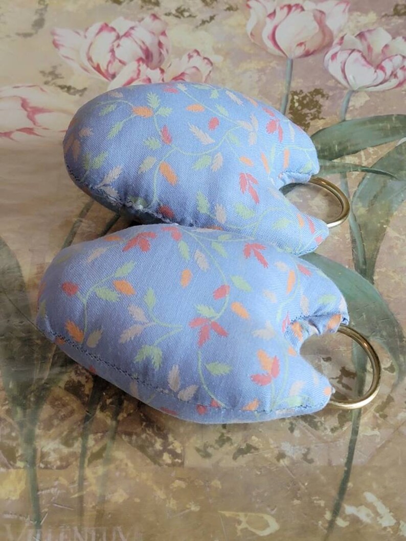 Vintage Blue With a Leaf Pattern Toe Stuffers Shoe Forms Metal | Etsy