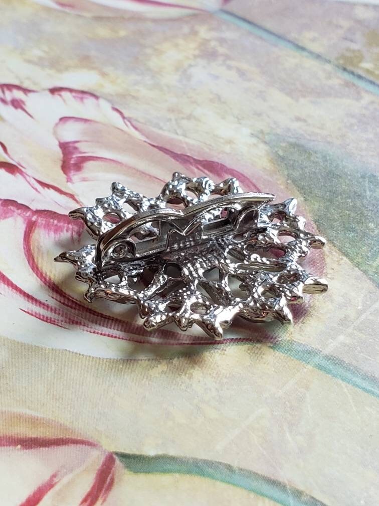 Vintage Silver Tone Metal Necklace Enhancer | Etsy