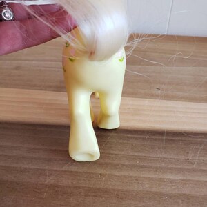 Vintage Gen 1 My Little Pony Posey Yellow Tulip Cutie Mark 1980s 1984 ...