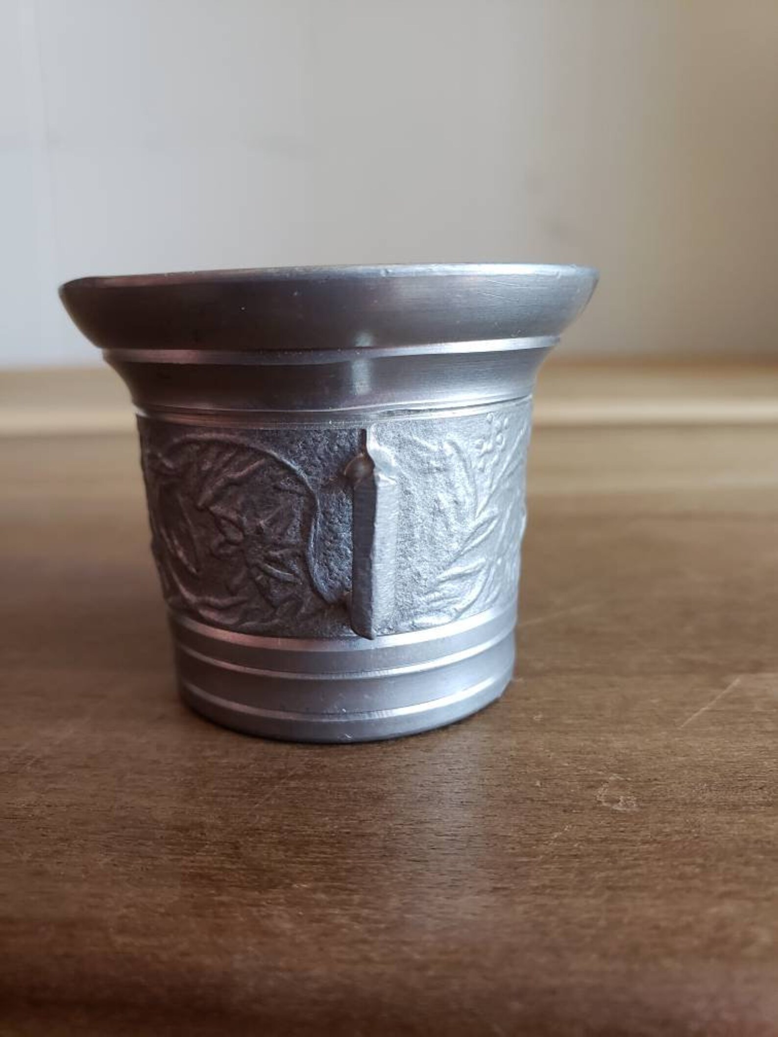 Vintage Meeuws & Zoon Pewter Mug: Dog in Forest, Made in Holland - Etsy