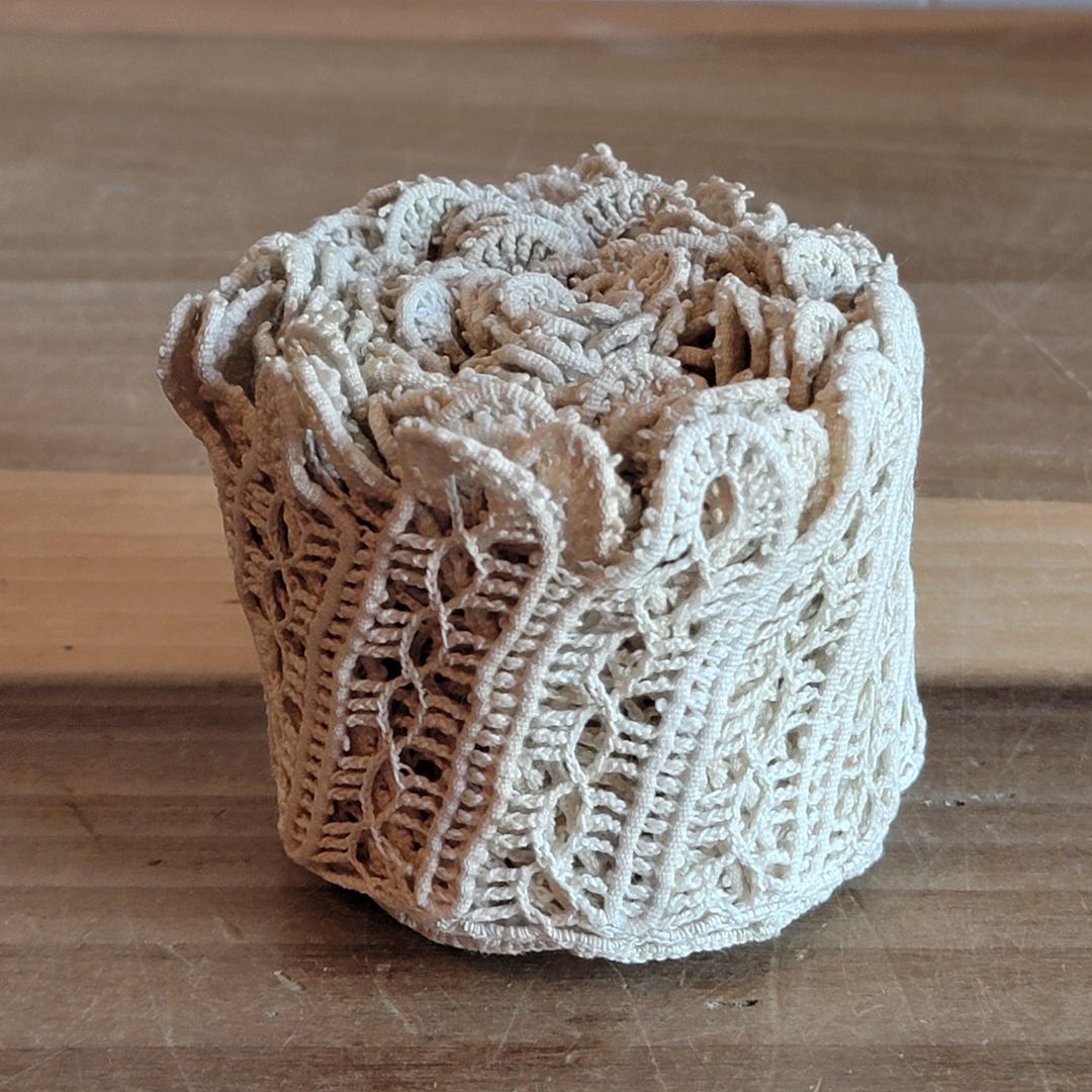 Vintage Crocheted Lace Hand Made as is 1 - Etsy